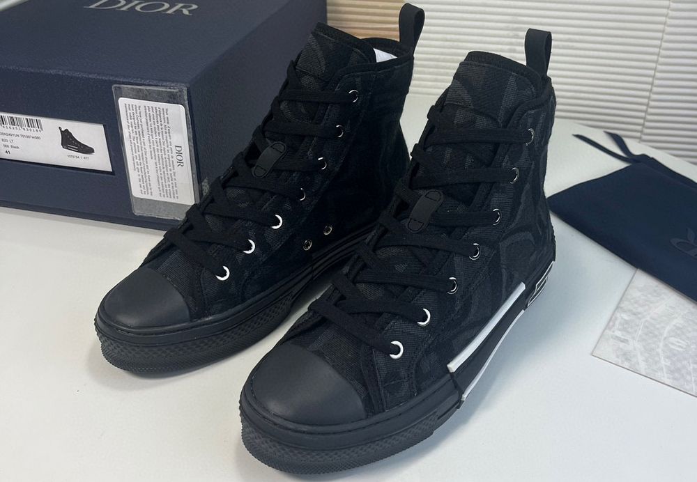 Dior B23 High Black SIZE: 35-46 [Model-814723] - $169.00 : seeukicks.com.co